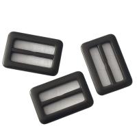 China Eco-Friendly Polyester Buckle 18x14mm Dark Green for Coat Outerwear Garment Accessories for sale