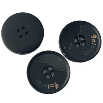 China Eco-Friendly Resin Shirt Buttons 28L 4 Triangle Holes for Garment Sewing Custom Colors for sale