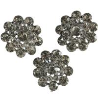 China 38L Fancy Plastic Buttons Faux Diamond with Metal Shank for Shirt DIY Material Custom Color for sale
