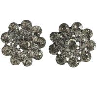 China 38L Fancy Plastic Buttons Faux Diamond with Metal Shank for Shirt DIY Material Custom Color for sale