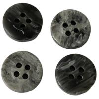 China ODM / OEM Faux Marble Polyester Button 17L Four Hole Button for sale
