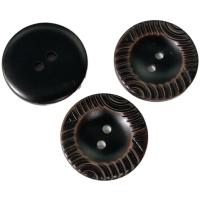 China Jacket 2-Holes Polyester Buttons 42L Special Design On Rim for sale