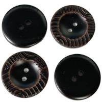 China Jacket 2-Holes Polyester Buttons 42L Special Design On Rim for sale