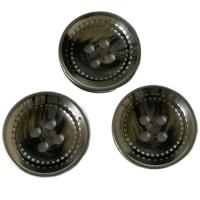 China Faux Horn Plastic Coat Buttons 4 Hole 34L for Women's Coat Sweater for sale