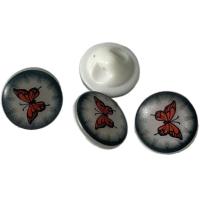 China Plastic Resin Shank Buttons for Sewing Shirts Silk Printed 18L 11mm ODM Custom for sale