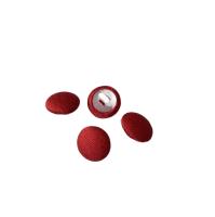 China 16L Fabric Covered Shank Buttons Resin Satin Bridal Buttons for Sweater Shirt for sale