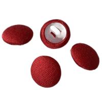 China 16L Fabric Covered Buttons with Plastic Shank for Sweater Shirt Custom Color for sale