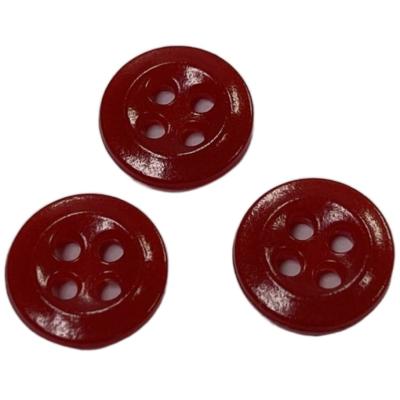China Fireman Uniforms Melamine Buttons 18L , 4 Hole Plastic Button for sale