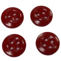 China Melamine Buttons 18L Red Color for Fireman Uniforms Clothing Fireproof Waterproof for sale