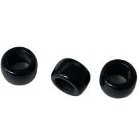 China Plastic Cord Ends 16L Black ODM 1 Hole for Coat Jacket Hoodies Garment Accessories for sale
