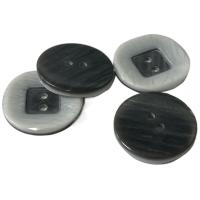 China Polyester Coat Jacket Sweater Buttons 44L 2-Holes Two Layers Resin Eco-Friendly for sale