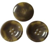 China 46L Four Hole Fake Horn Button Resin Eco-Friendly Plastic for Coat Outerwear Sweater for sale