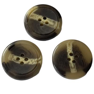 China Outerwear Coat Jacket  Fake Horn Button 39L 4 Hole for sale