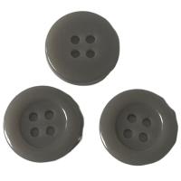 China Grey Urea Formaldehyde Buttons 15mm Flame Retardant for Fireman Uniforms Sewing for sale
