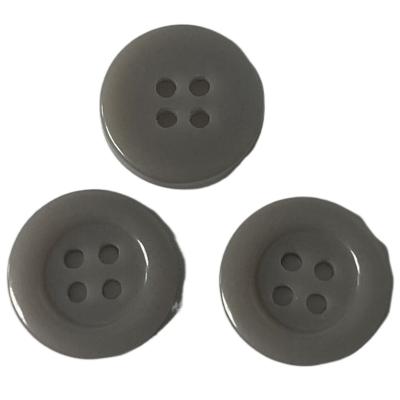 China Grey Urea Formaldehyde Buttons 15mm Flame Retardant for Fireman Uniforms Sewing for sale