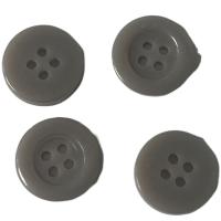 China Grey Urea Formaldehyde Buttons 15mm Flame Retardant for Fireman Uniforms Sewing for sale