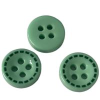 China Eco-Friendly Resin Buttons 4 Holes 16L Silk Print for Shirts Blouses Sewing DIY for sale