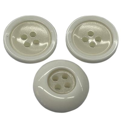 China Eco-Friendly Resin Shirt Button 28L 4 Holes Fake Pearl Combo Buttons for Garment for sale