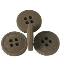China Polyester 3 Layers 4 Holes Faux Wood Buttons 20L for Coat Jacket Garment Accessories for sale