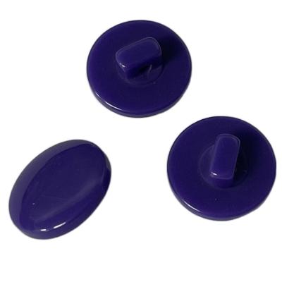 China Purple Resin Shank Buttons 20L for Sewing Shirts Garments Durable Fashion for sale