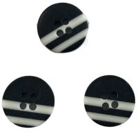 China Plastic Five Combo Buttons 4 Hole 18L for Sewing Shirts Blouses Garment Accessories for sale