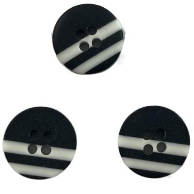 China Plastic Five Combo Buttons 4 Hole 18L for Sewing Shirts Blouses Garment Accessories for sale