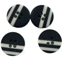 China Plastic Five Combo Buttons 4 Hole 18L for Sewing Shirts Blouses Garment Accessories for sale