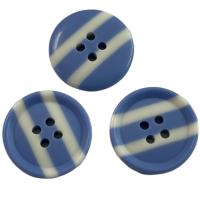 China Eco-Friendly Resin 4 Hole Two Color Combo Shirt Buttons 22L for Shirts Blouses for sale