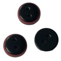 China Eco-Friendly Resin Three Layers Shirt Buttons 2 Hole 16L for Blouses Sewing for sale