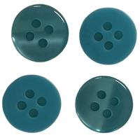 China 16L Eco-Friendly Resin Shirt Buttons Green Chalk Back for Garment DIY 11mm for sale