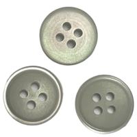 China Eco-Friendly Polyester Resin Shirt Buttons 18L Rainbow Effect for Garment Accessories for sale