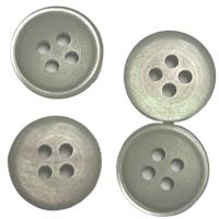 China Eco-Friendly Polyester Resin Shirt Buttons 18L Rainbow Effect for Garment Accessories for sale