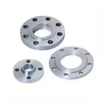 China Customized Size Silver Stainless Steel Flange with ISO Standard and Flanged Connection for sale