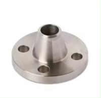 China Customized Size Silver Stainless Steel Flange with ISO Standard and Flanged Connection for sale