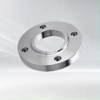 China Customized Size Silver Stainless Steel Flange with ISO Standard and Flanged Connection for sale