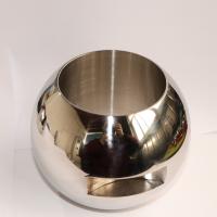 China DN5-DN12 Straight-through Floating Valve Ball with Corrosion Resistance and Silver Finish in 304/316L Stainless Steel for sale