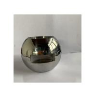 China Customized Straight-through Mirror Polished Surface 201 Stainless Steel Valve Ball for Floating Straight Through Valve for sale