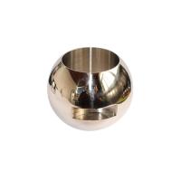China Customized Straight-through Mirror Polished Surface 201 Stainless Steel Valve Ball for Floating Straight Through Valve for sale