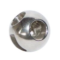 China Mirror Polished Stainless Steel Ball Valve with V-shaped Balls and Corrosion Resistance for sale