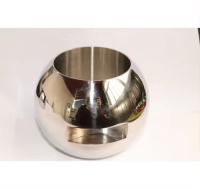 China DN40 Stainless Steel Half Round Ball Valve 316L Straight Through Floating Valve for Water Management Regulation Stoppage for sale