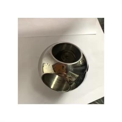 China ISO Certified DN50 Stainless Steel Gate Valve Accessories with Mirror Polished Surface and Small Metal Spare Ball for sale