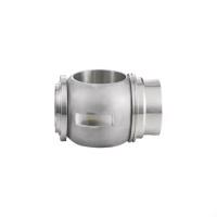 China Customized Support OEM Silver Stainless Steel Hard Seal Valve Ball with Valve Seat 201/304/316L from ISO Certified for sale