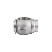 China Customized Support OEM Silver Stainless Steel Hard Seal Valve Ball with Valve Seat 201/304/316L from ISO Certified for sale