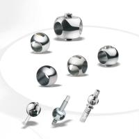 China Unique Design Mini Ball Valve for Valves Spare Parts in 201/304/316L Stainless Steel Material Silver for sale