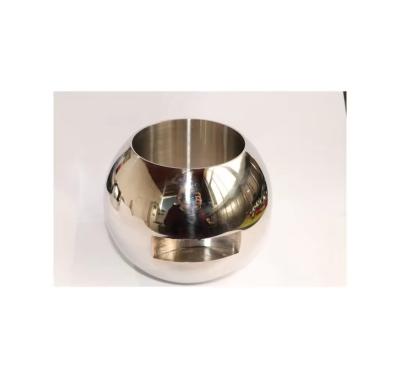 China Sliver 201/304/316L Stainless Mini Ball Valve with Straight-through Design and Mirror Polished Surface for sale