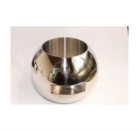 China Sliver 201/304/316L Stainless Mini Ball Valve with Straight-through Design and Mirror Polished Surface for sale