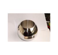 China Silver DN25 Stainless Steel 316L Floating Straight Through Valve Ball with Customized Support National Standard for sale