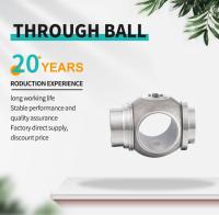 China DN25 Stainless Steel 316L Floating Straight Through Valve Ball with Customized OEM Support and Mirror Polished Surface for sale