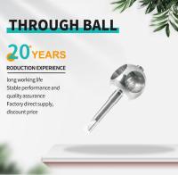 China DN25 Stainless Steel 316L Floating Straight Through Valve Ball with Customized OEM Support and Mirror Polished Surface for sale