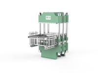 China Stainless Steel Rubber Vulcanizing Machine Press Temperature Range 0-200C for sale
